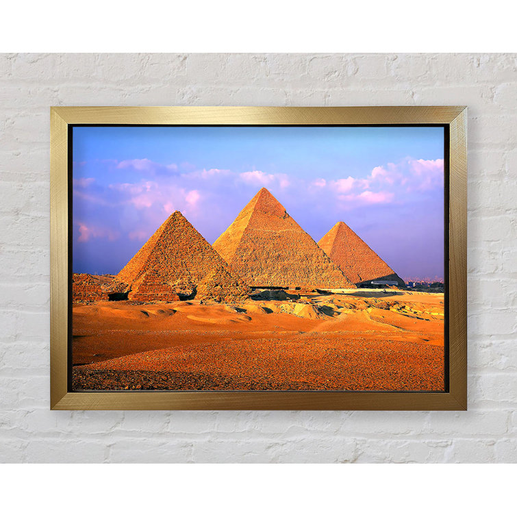 Bright Star Pyramids Of Giza Egypt - Single Picture Frame Art Prints | Wayfair.co.uk